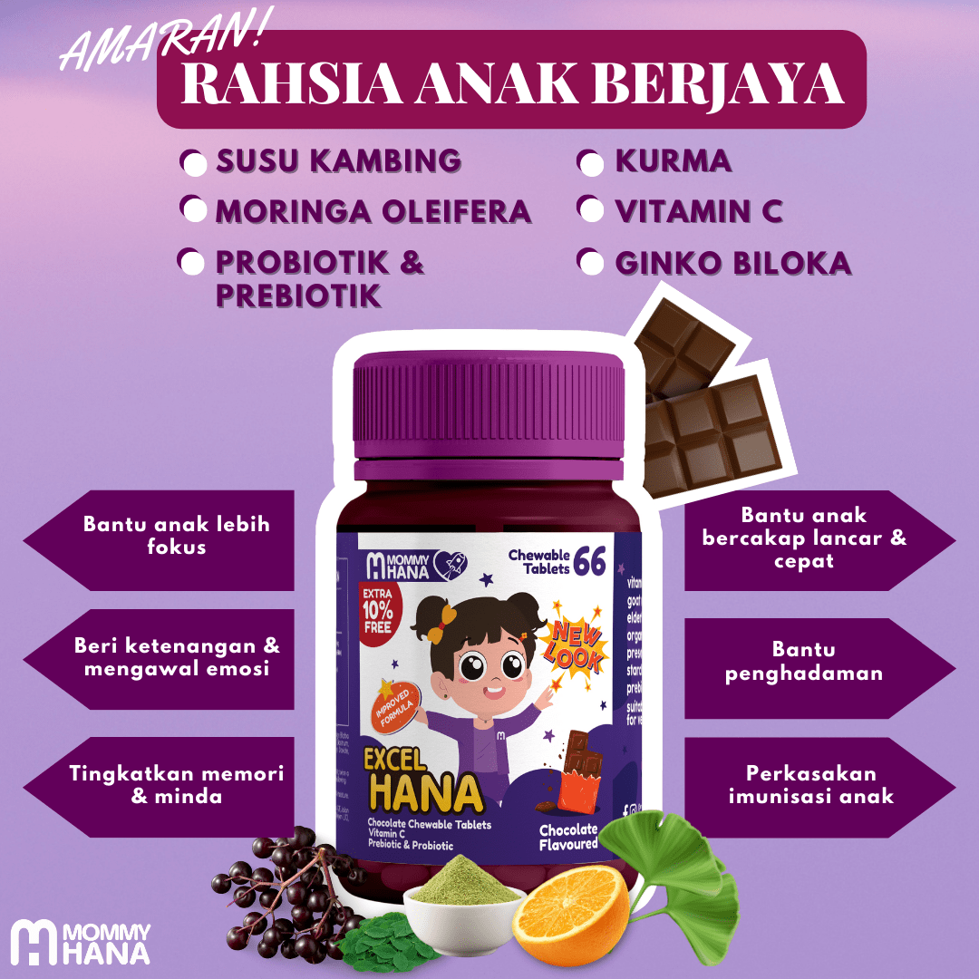 Excel Hana – Vitamin Minda No 1 Malaysia