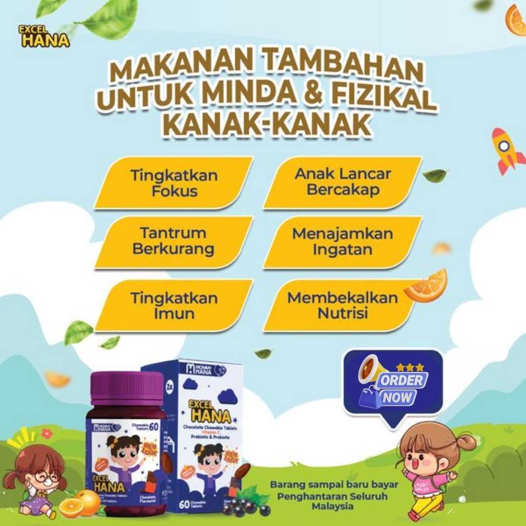 Excel Hana – Vitamin Minda No 1 Malaysia